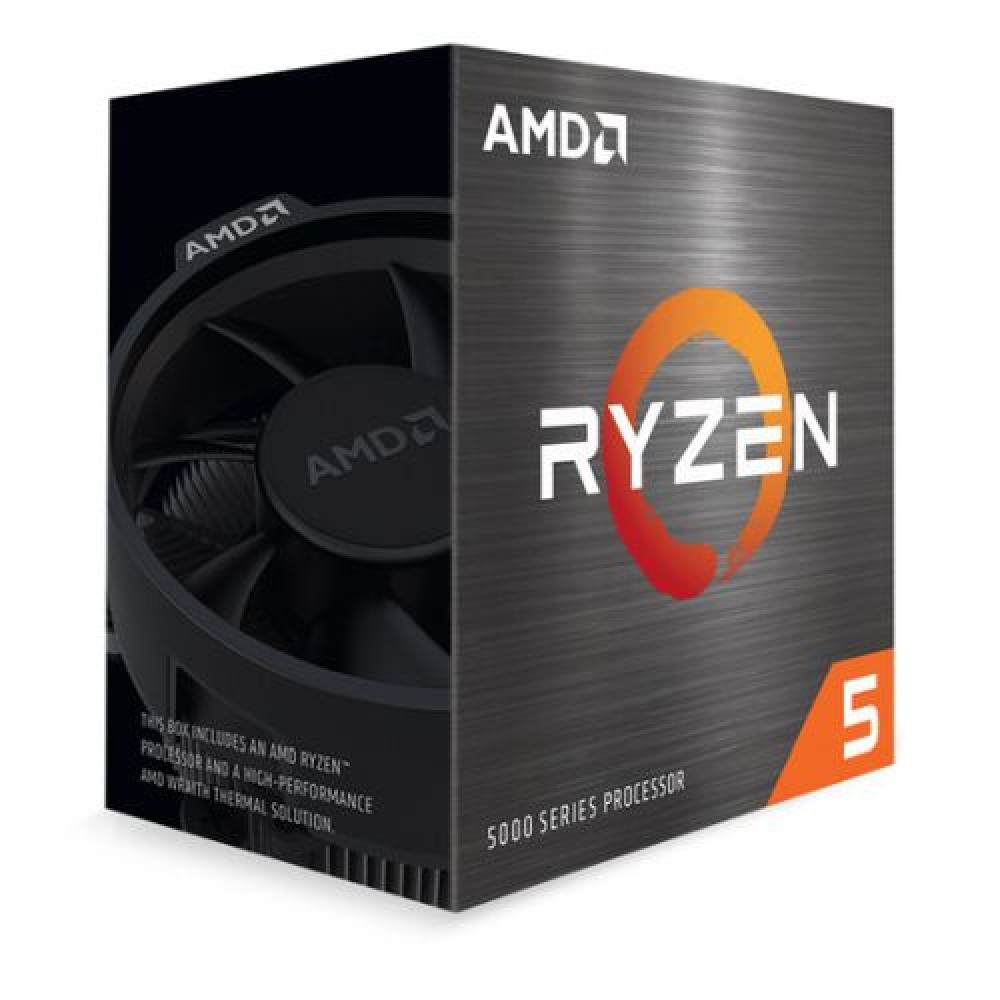 AMD Ryzen 5 5500 CPU with Wraith Stealth Cooler, AM4, 3.6GHz (4.2 Turbo ...