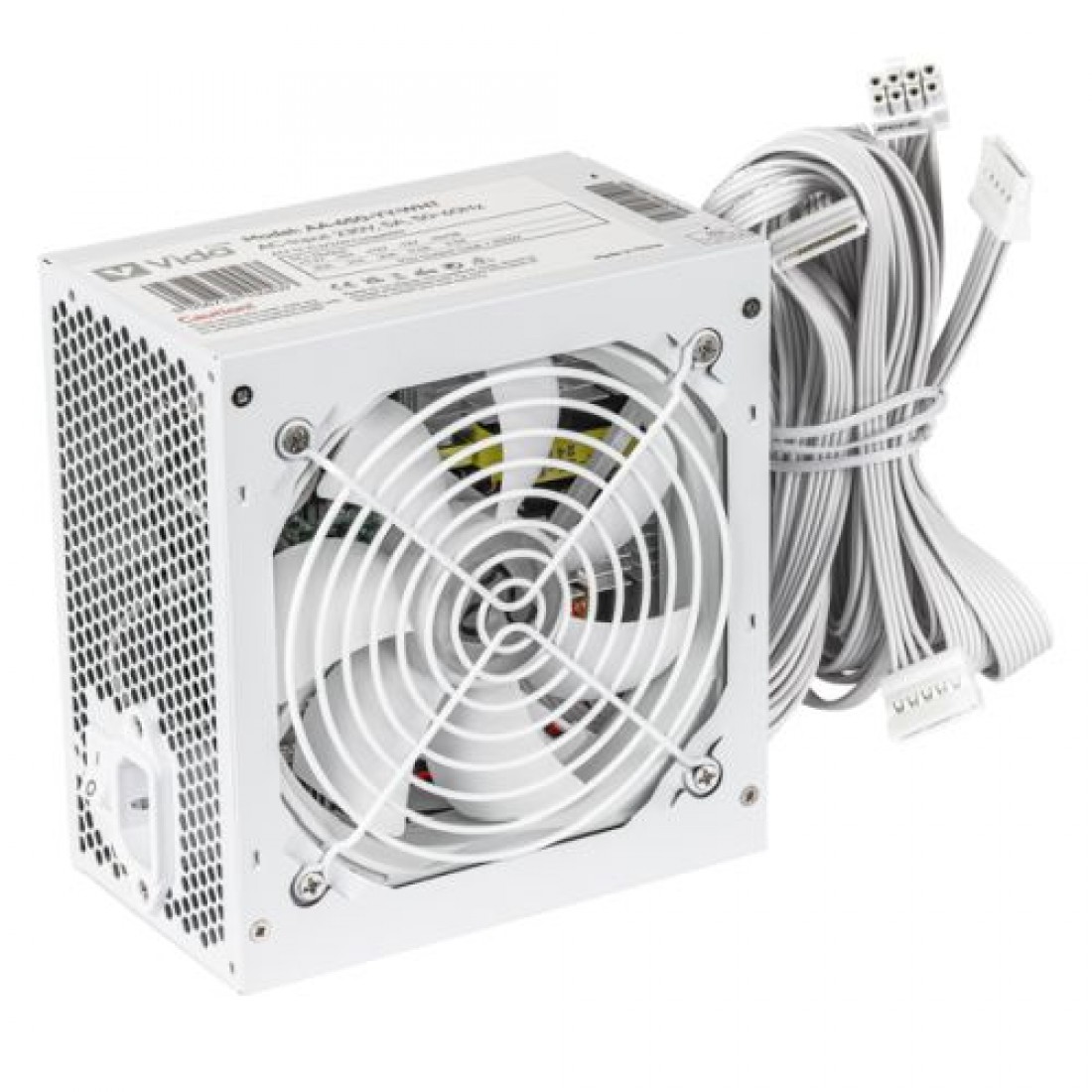 Vida Lite 650W ATX PSU, Fluid Dynamic Ultra-Quiet Fan, PCIe, Flat White ...